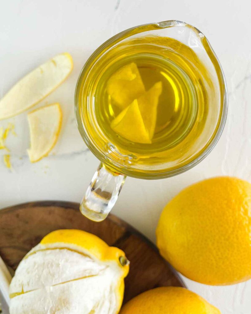 Lemon Infused Olive Oil - Unique Cooks