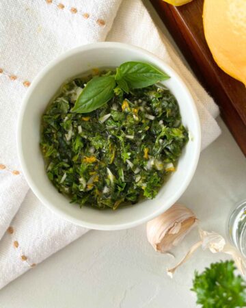 Basil Gremolata - Unique Cooks