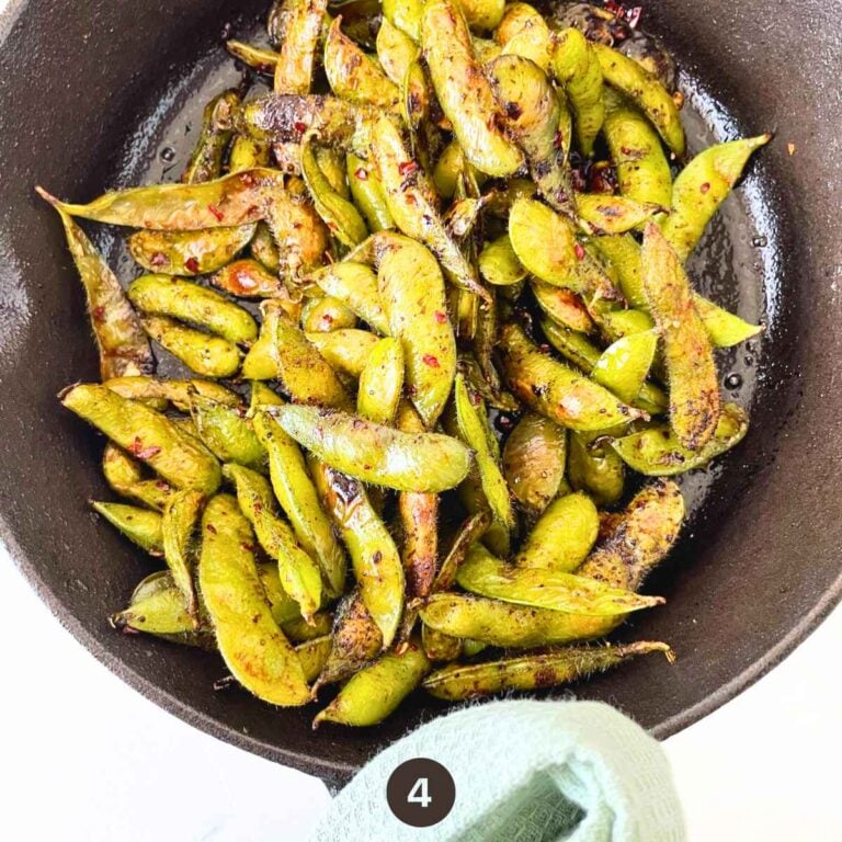 Spicy Stir Fried Edamame - Unique Cooks