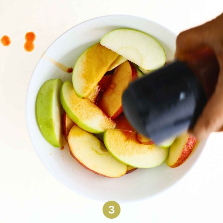 Apples with Tajin and Chamoy