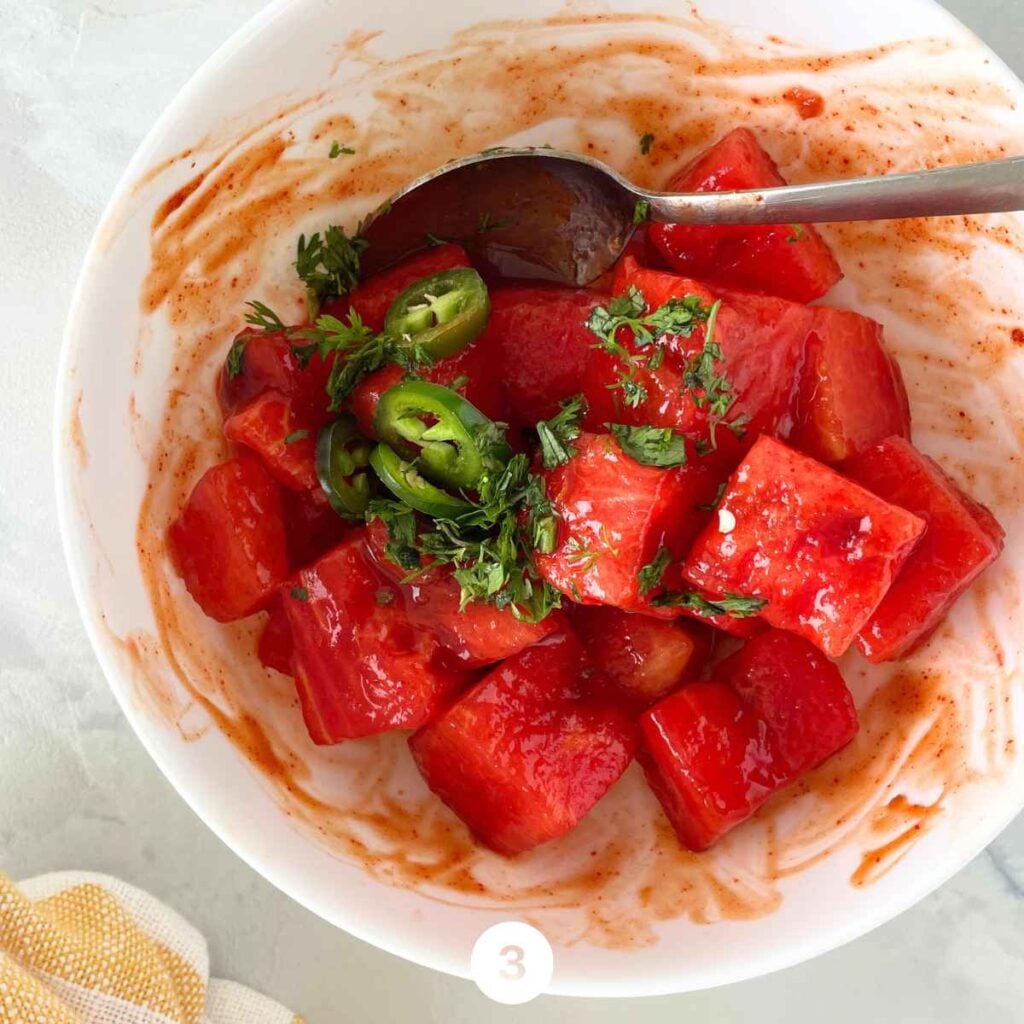 Watermelon and Tajin Salad - Unique Cooks
