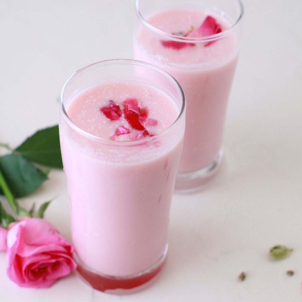 Rose Lassi - Unique Cooks