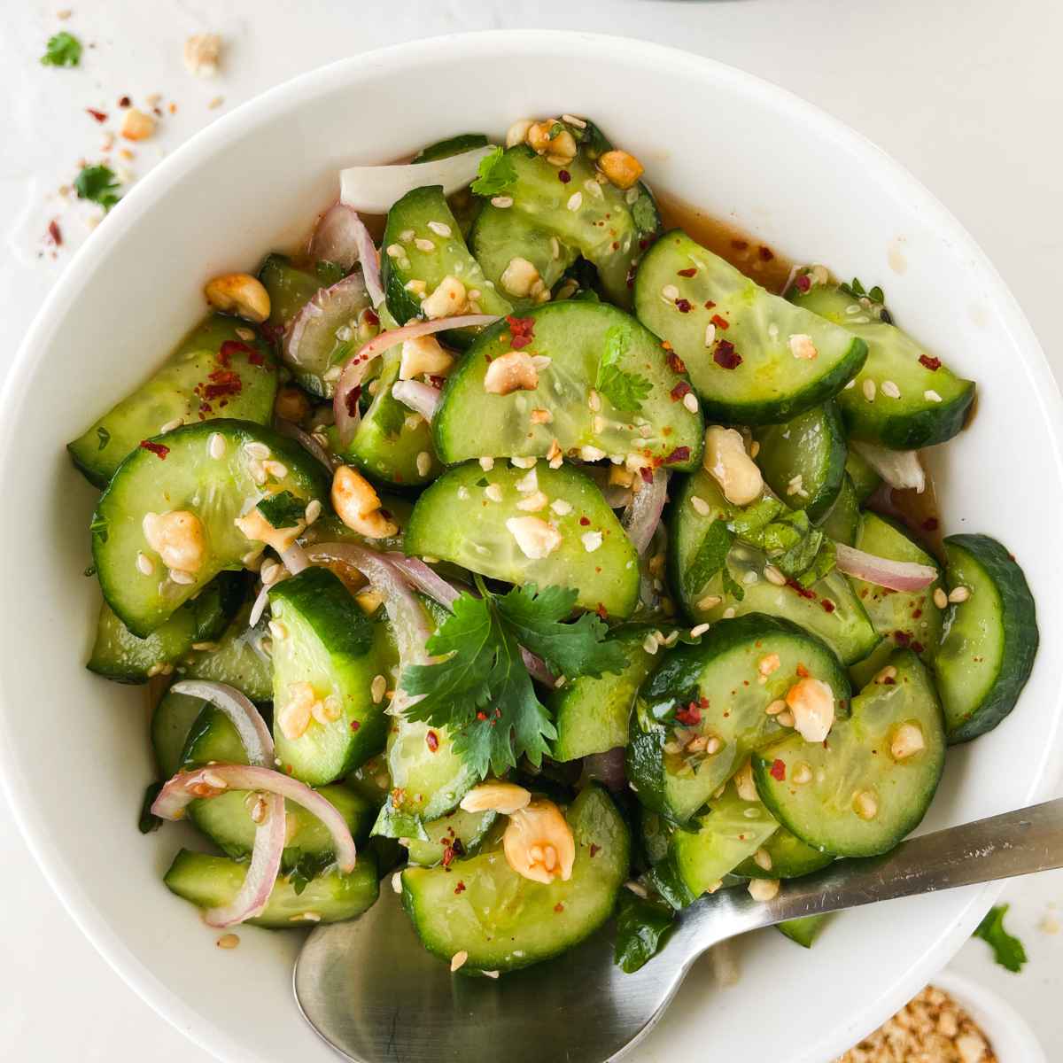 Thai Crunchy Cucumber Salad - Unique Cooks